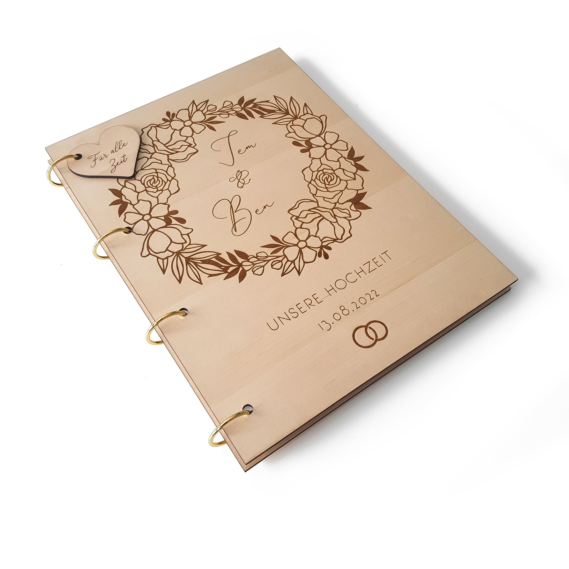 Hochzeit Gastebuch Holz