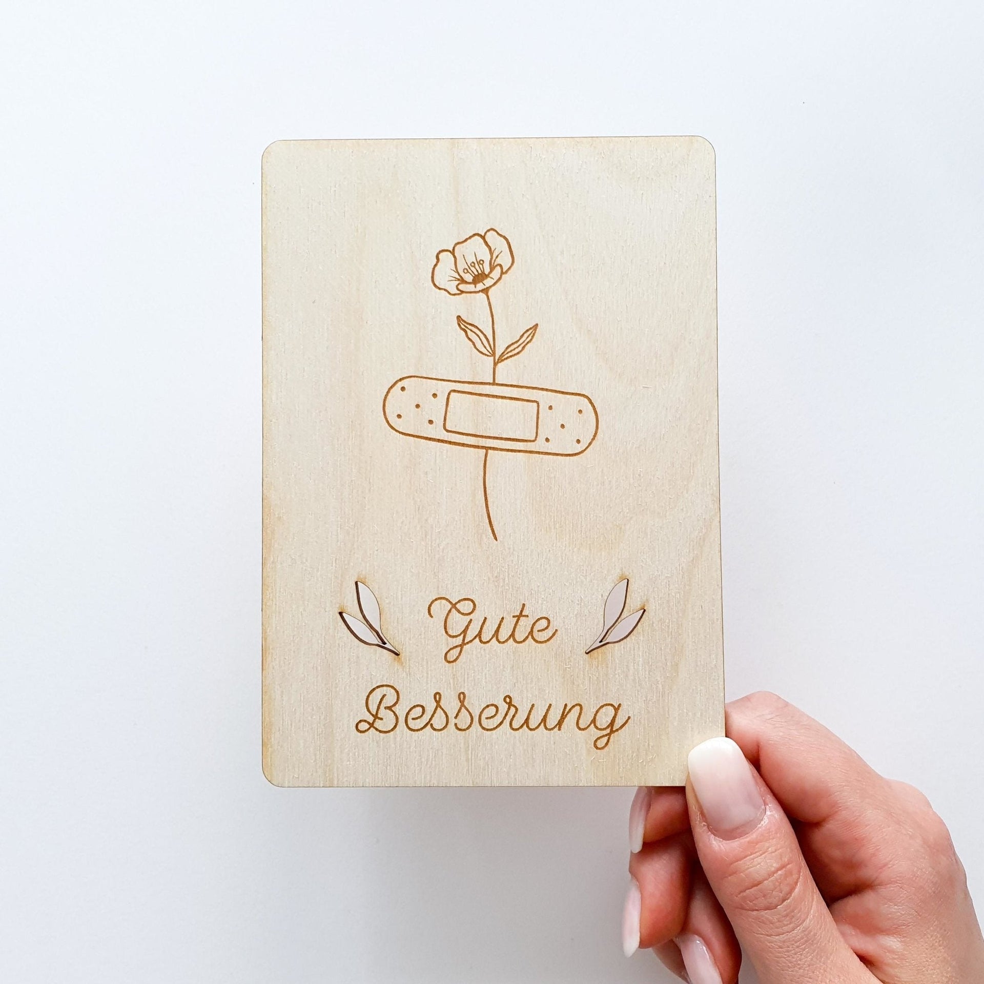 Personalisierbare Karte Genesung und Gute Besserung – Suzu Papers